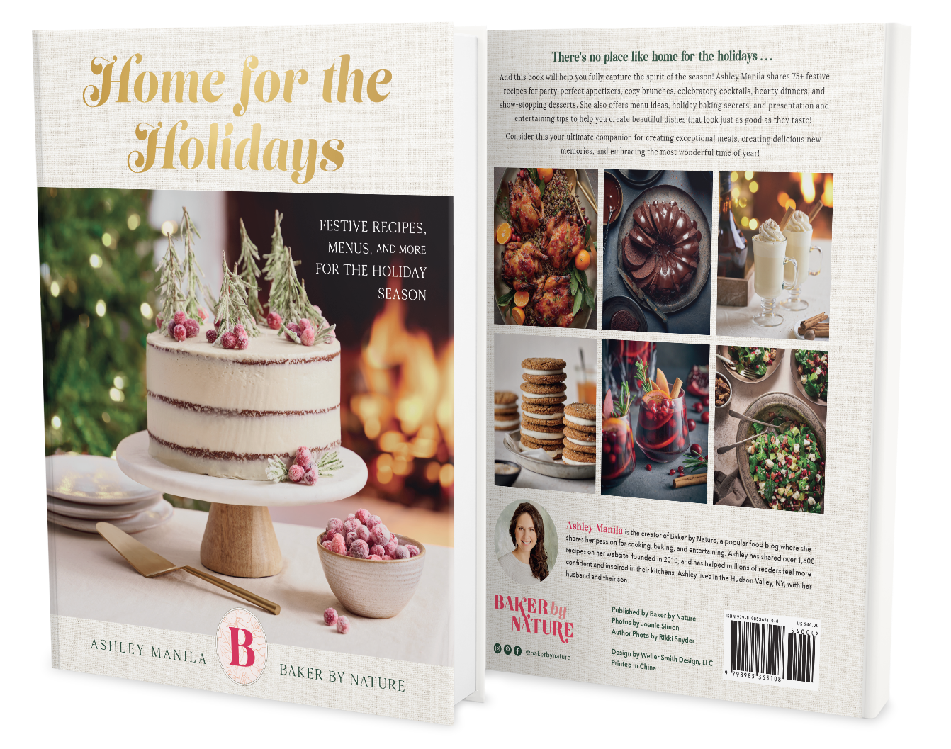 Home for the Holidays Cookbook by Ashley Manila – Baker by Nature